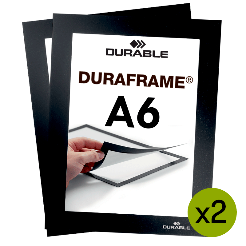 Magnetram Duraframe® - A5 Svart 2st/fp | ShopSign®